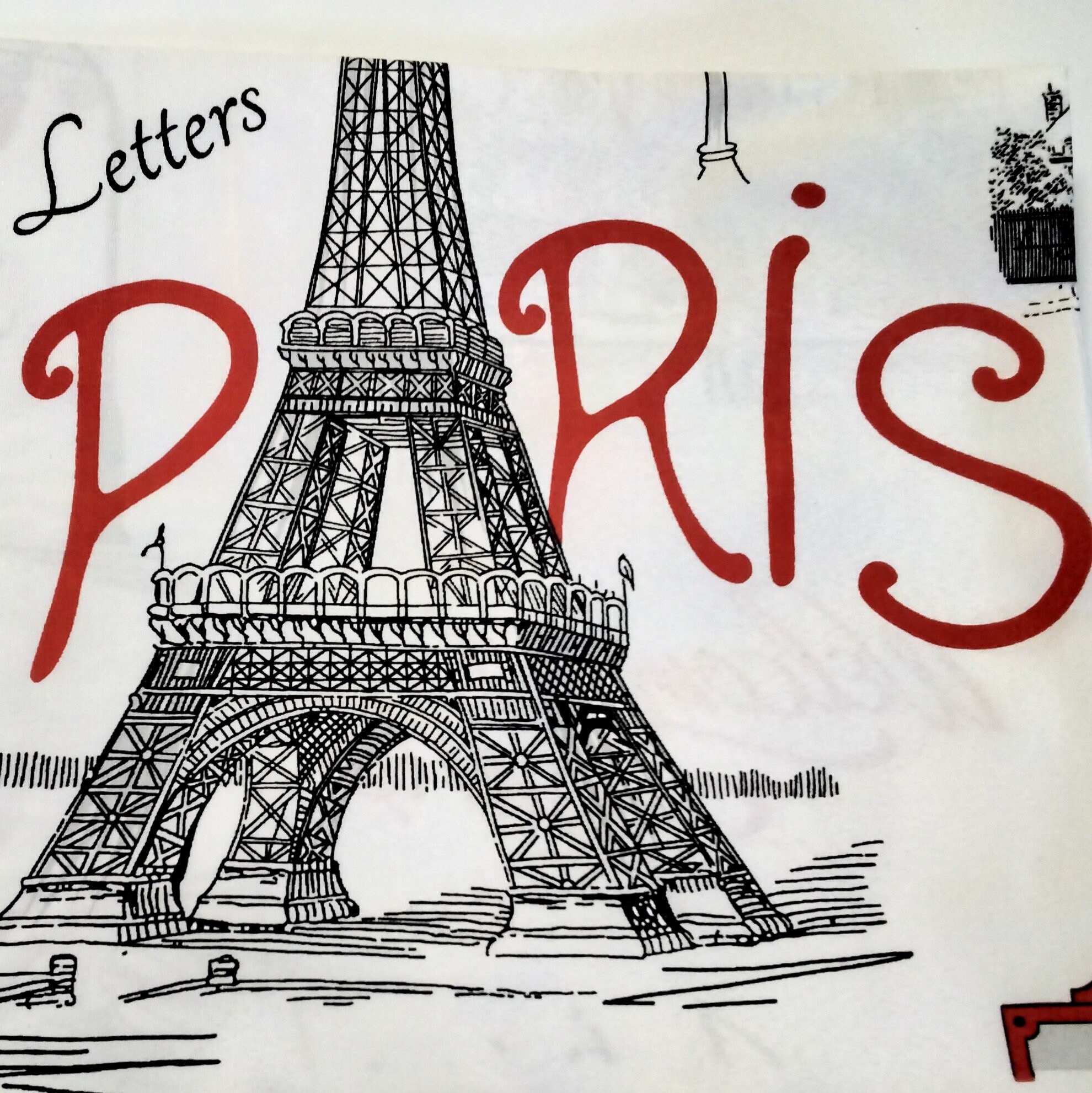 Paris Themed Fabric