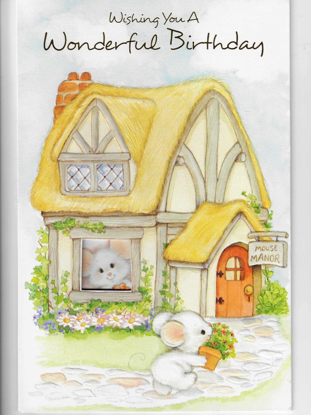 Extra Large Birthday Greetings Cards for Kids mouse Manor Lot of 7 From ...