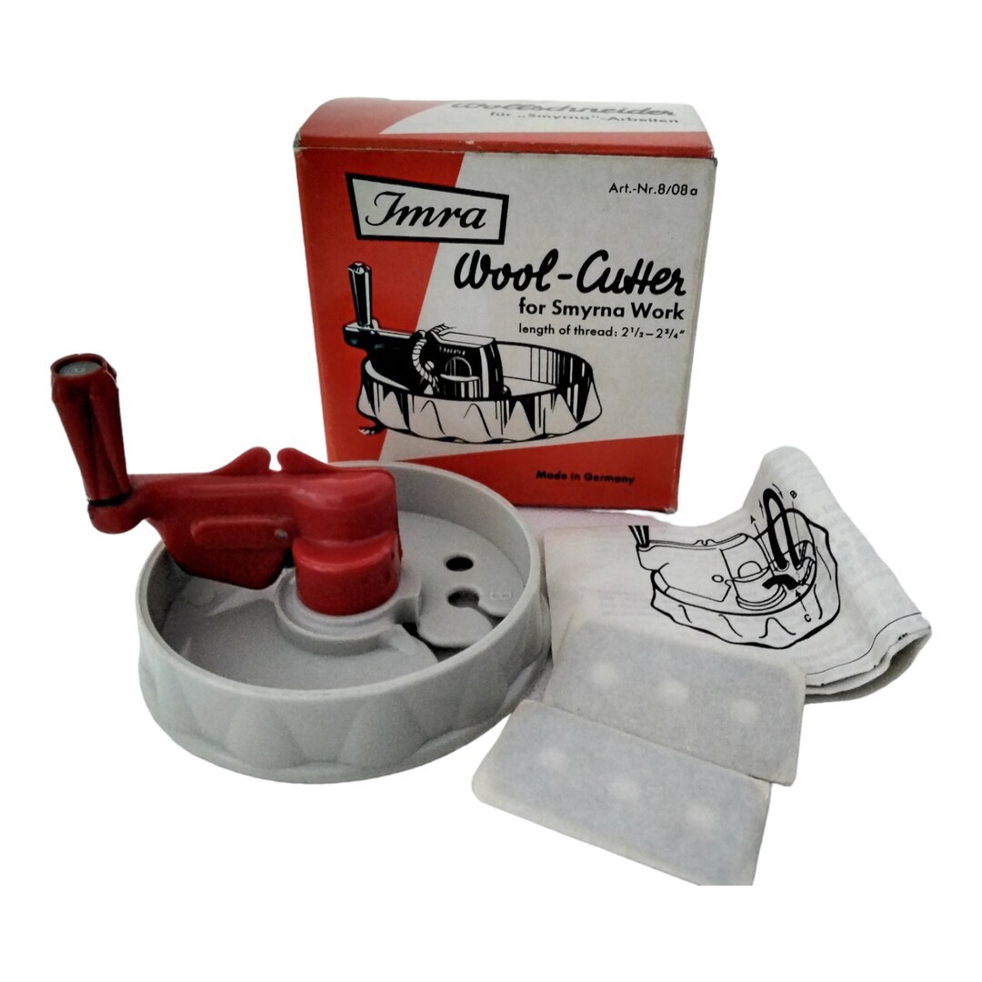 Imra Wool-cutter for Smyrna Work Made in Germany White Bakelite Base ...