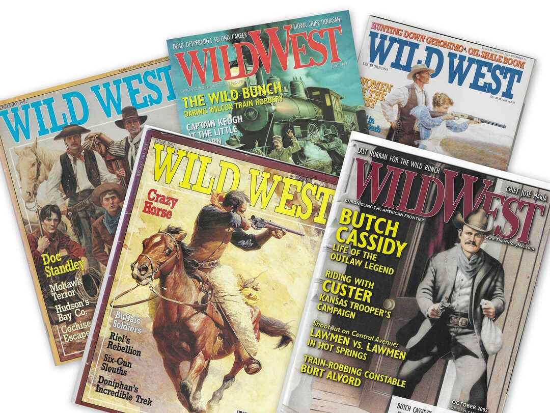 Wild West Magazines Selection of 5 Issues Pre-owned Sold Separately - Etsy