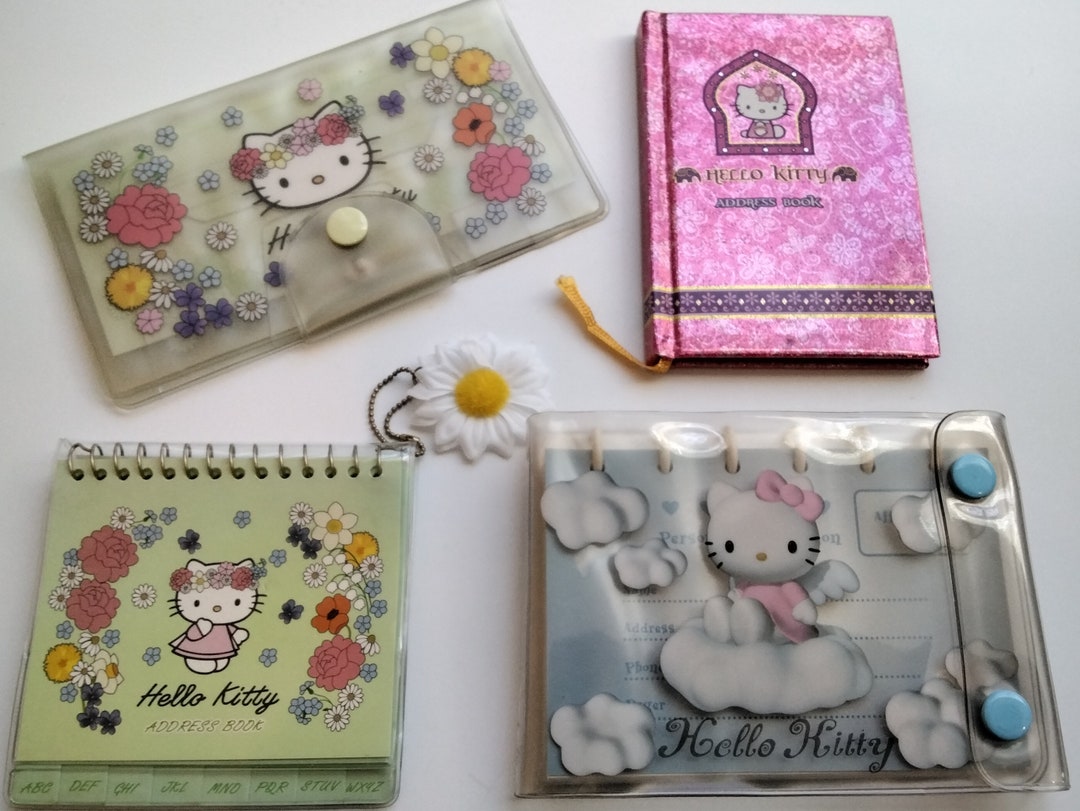 Hello Kitty Collectible Stationery Items: Address Books and Cheque ...