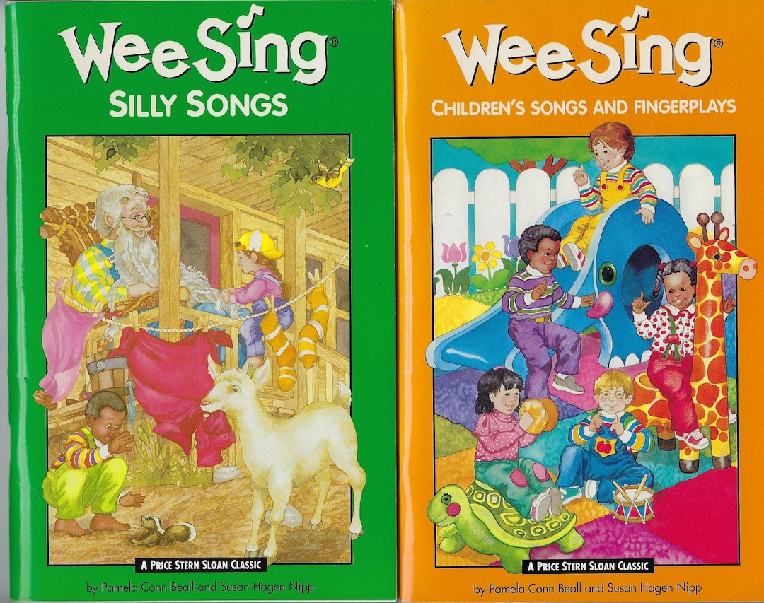 Wee Sing Set of 2 Books: Silly Songs 1982 and Children's Song and ...