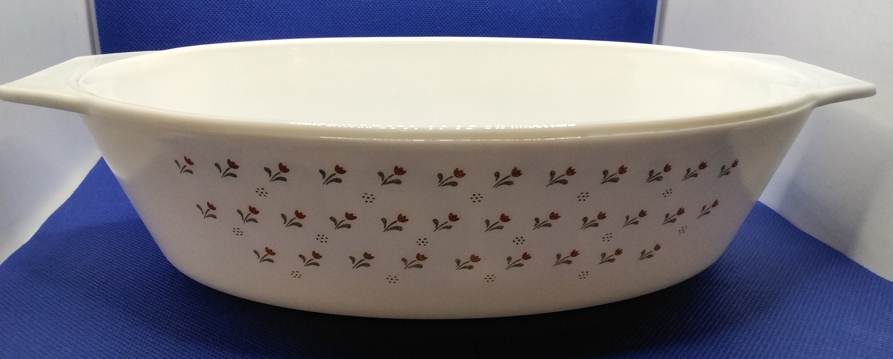 Pyrex England Laura Ashley Tulip Design Oval Casserole Dish - Etsy