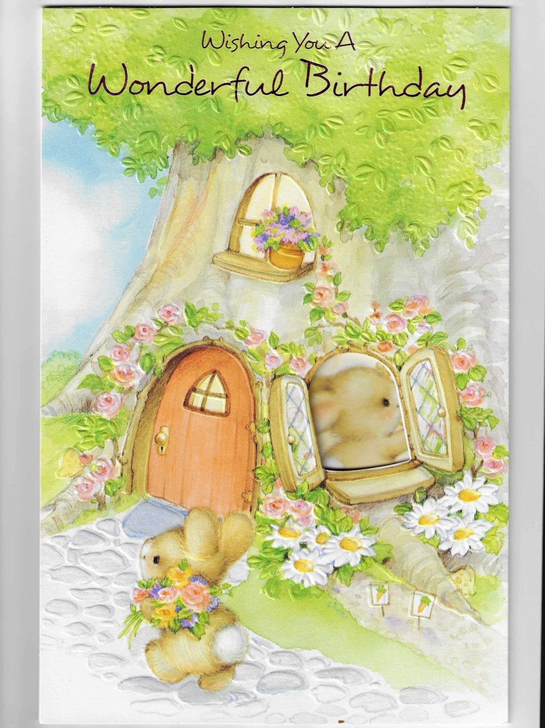 Extra Large Birthday Greeting Cards for Kids bunnies Lot of 4 From ...