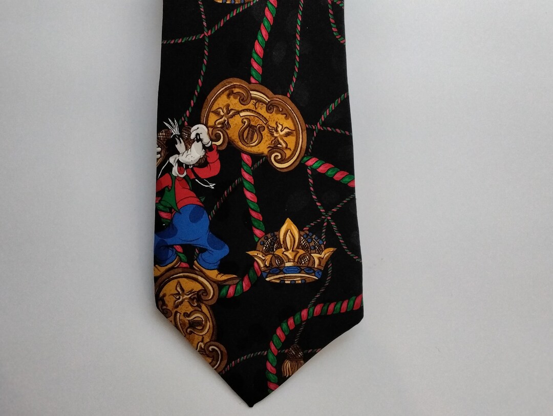 Disney Characters Necktie Featuring Goofy, Donald and Mickey From the ...