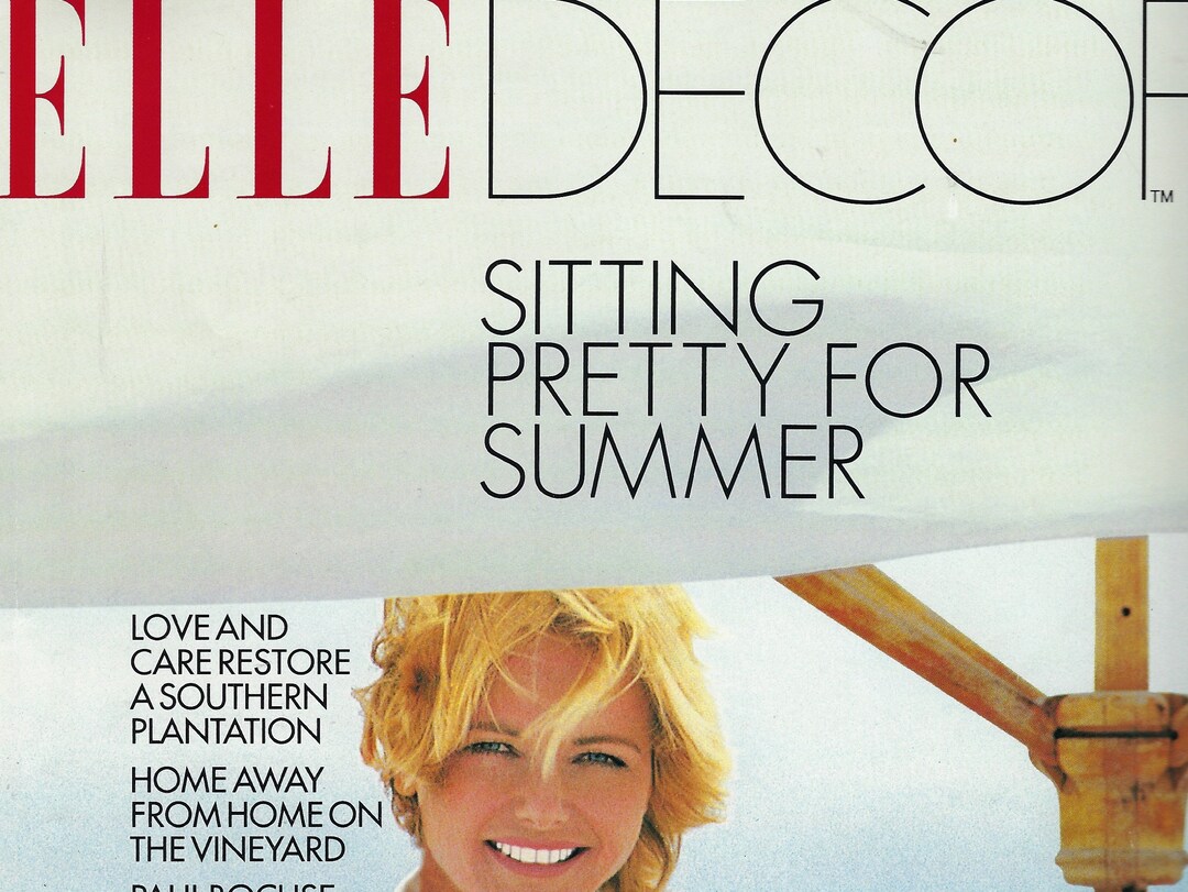 Elle Decor June July 1990 Style and Decorating Magazine - Etsy