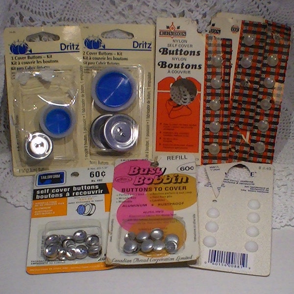 Self Cover Buttons - Etsy