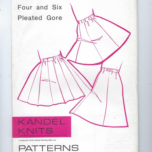 4 Gore Skirt Pattern - Etsy