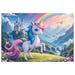 Jigsaw Puzzle: Rainbow and Unicorn Kids Activity Puzzles, Tin Storage ...