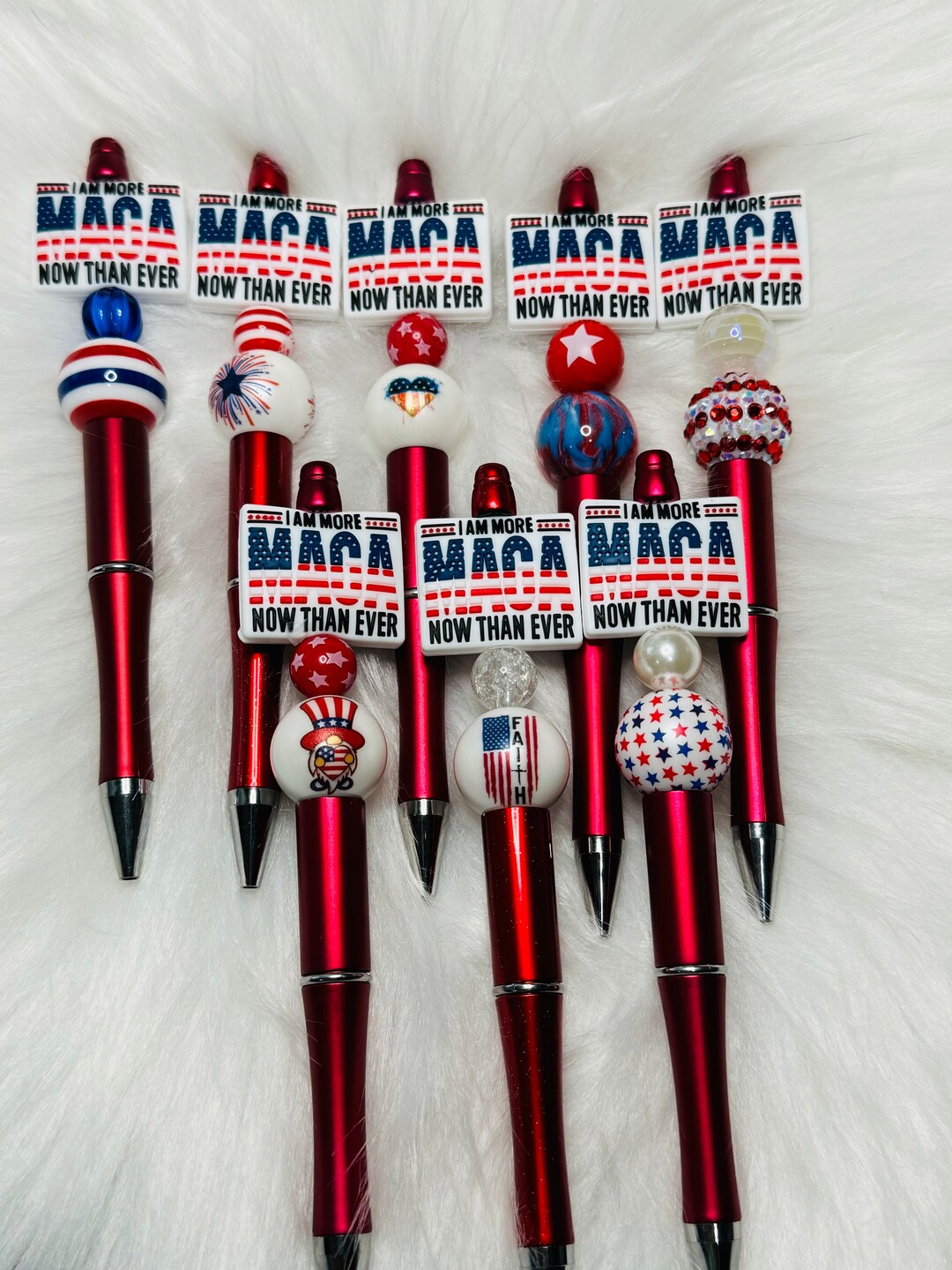 Beaded Pen, Trump Ballpoint Pen, 2025 Pen, Patriot Pen, Make America ...