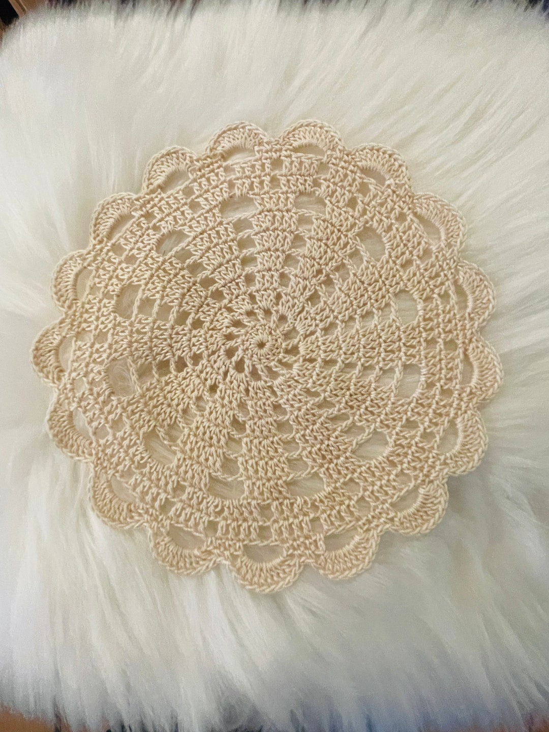 Ivory Doily, Natural Doily, Beige Doily. - Etsy