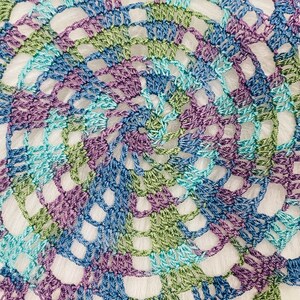 Spring Doily, Small Doily, Variegated Doily. - Etsy