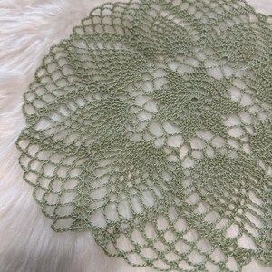 Sage Green Doily, Fall Doily, Autumn Doily, Reception Doily, Wedding ...