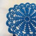 Blue Doily, Cornflower Doily, Small Doily. - Etsy