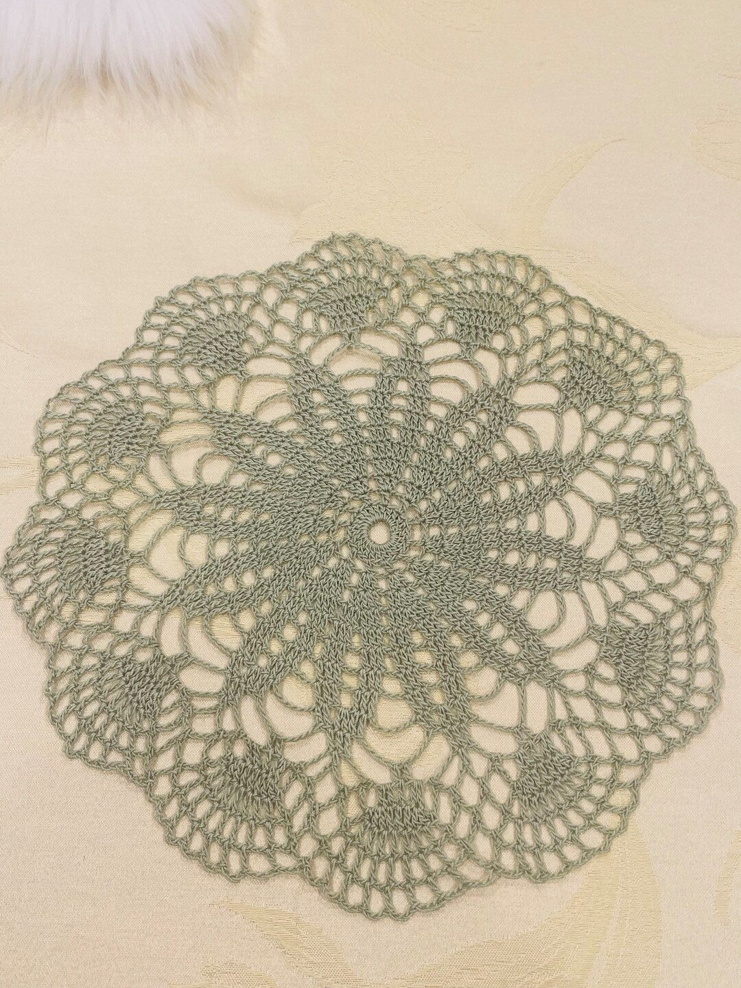 Sage Green Doily, Green Doily. - Etsy
