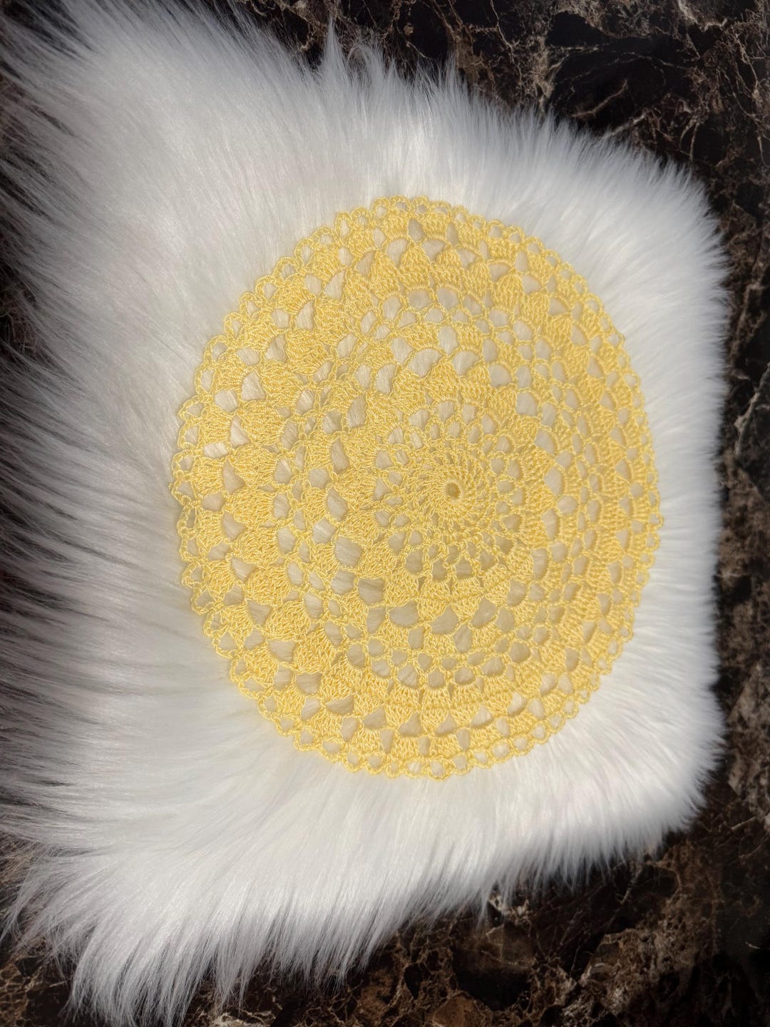 Maize Yellow Doily, Spring Doily, Wedding Doily, Reception Doily ...
