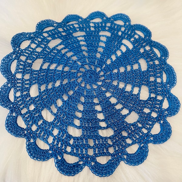 Blue Doilies - Etsy