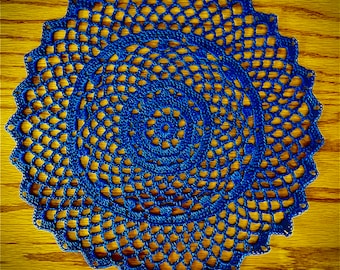 Blue Doily - Etsy
