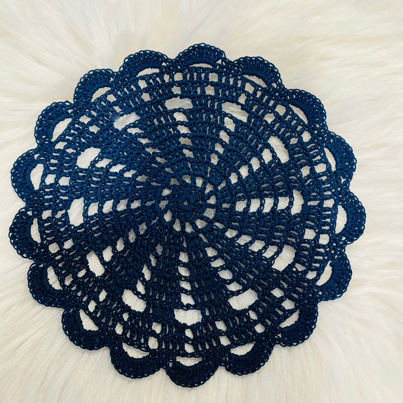 Blue Doilies - Etsy