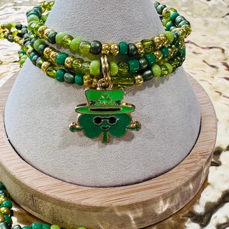 St Patricks Day Bracelet - Etsy