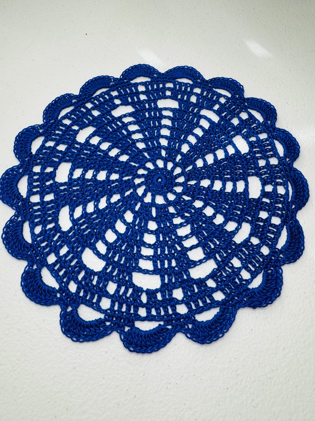 Blueberry Doily, Royal Blue Doily, Blue Doily, Wedding Doily, Teception ...