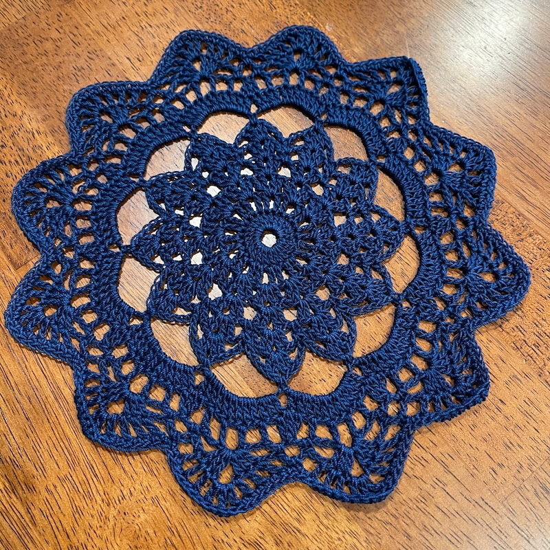 Blue Doilies - Etsy