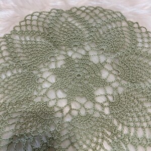 Sage Green Doily, Fall Doily, Autumn Doily, Reception Doily, Wedding ...