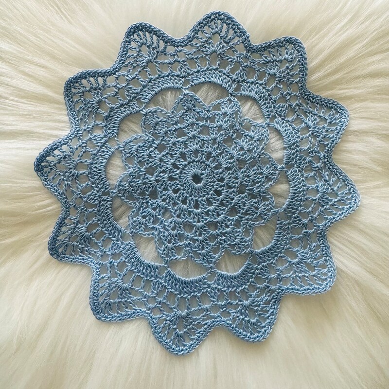 Blue Doilies for Dresser - Etsy