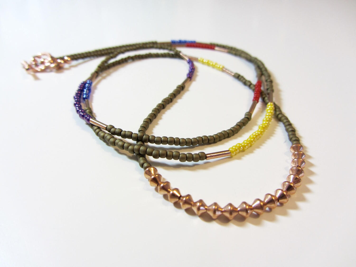 Rainbow Bohemian Necklace