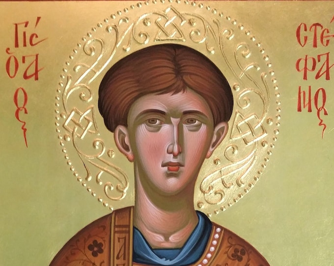 St Stephen Icon, Hand Painted Icon, Byzantine Icon, Orthodox Icon ...