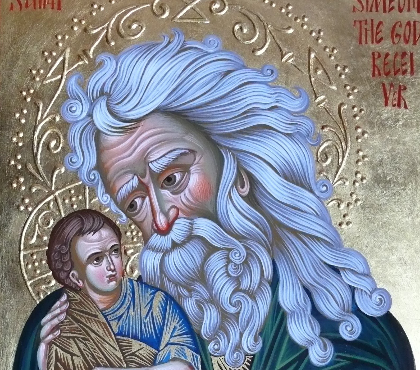 Saint Simeon the God Receiver Icon Icon Hand-painted Holy | Etsy