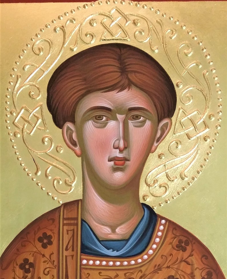 St Stephen Icon Hand Painted Icon Byzantine Icon Orthodox - Etsy