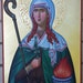 St. Brigid of Ireland, St. Brigid of Kildare Religious Icon, Christian ...