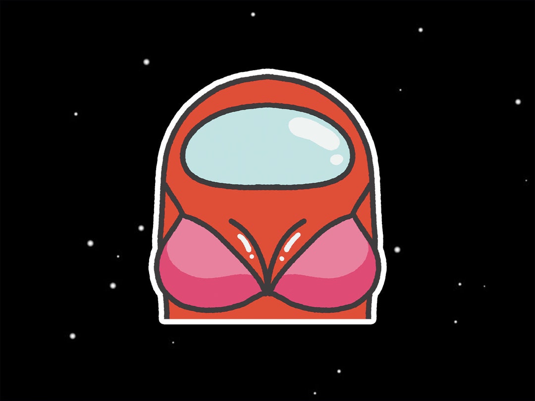Amogus Big Naturals Sticker 3 Inch Among Us Vinyl Sticker - Etsy
