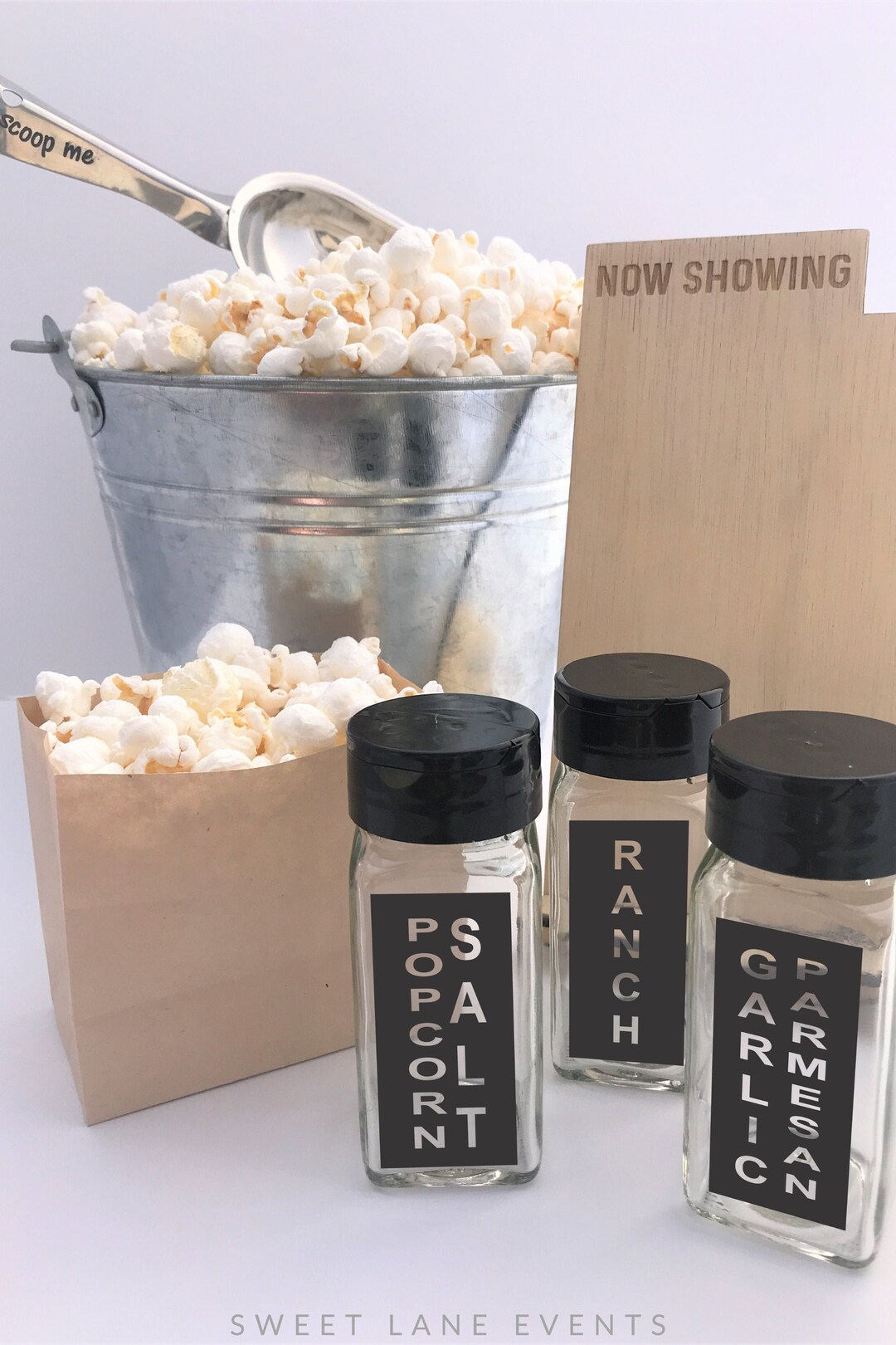 Custom Popcorn Powder Flavor Jars | Custom Labeled | Glass Spice Jar ...