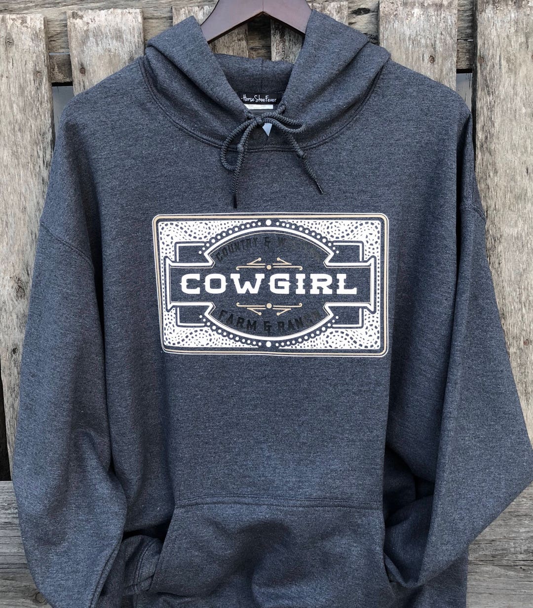Women's Cowgirl Hoodie, Farm Hoodie, Ranch, Western Sweatshirt, Rodeo ...