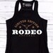 Western Rodeo Tank. Black Racerback, Cowgirl Swag, Western, Country ...
