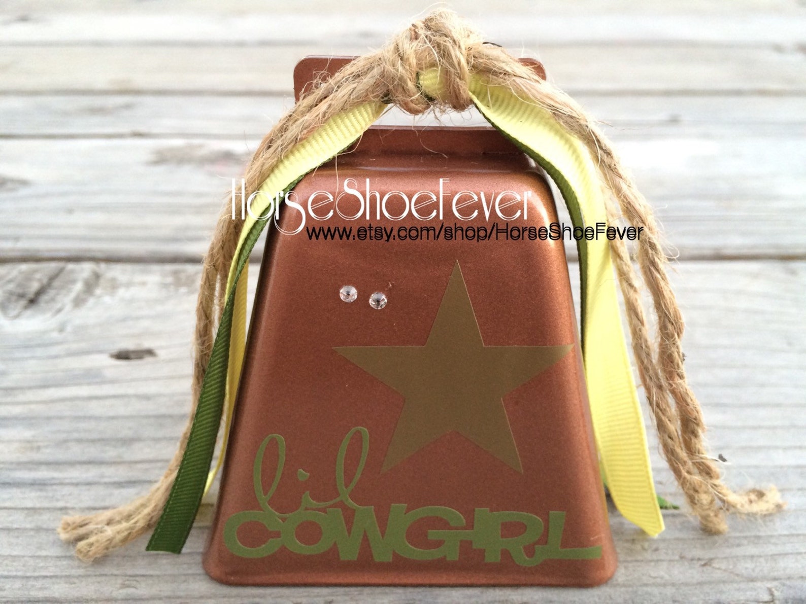 Cowgirl Cowbell. Country Home Decor. Rustic Modern. Baby - Etsy