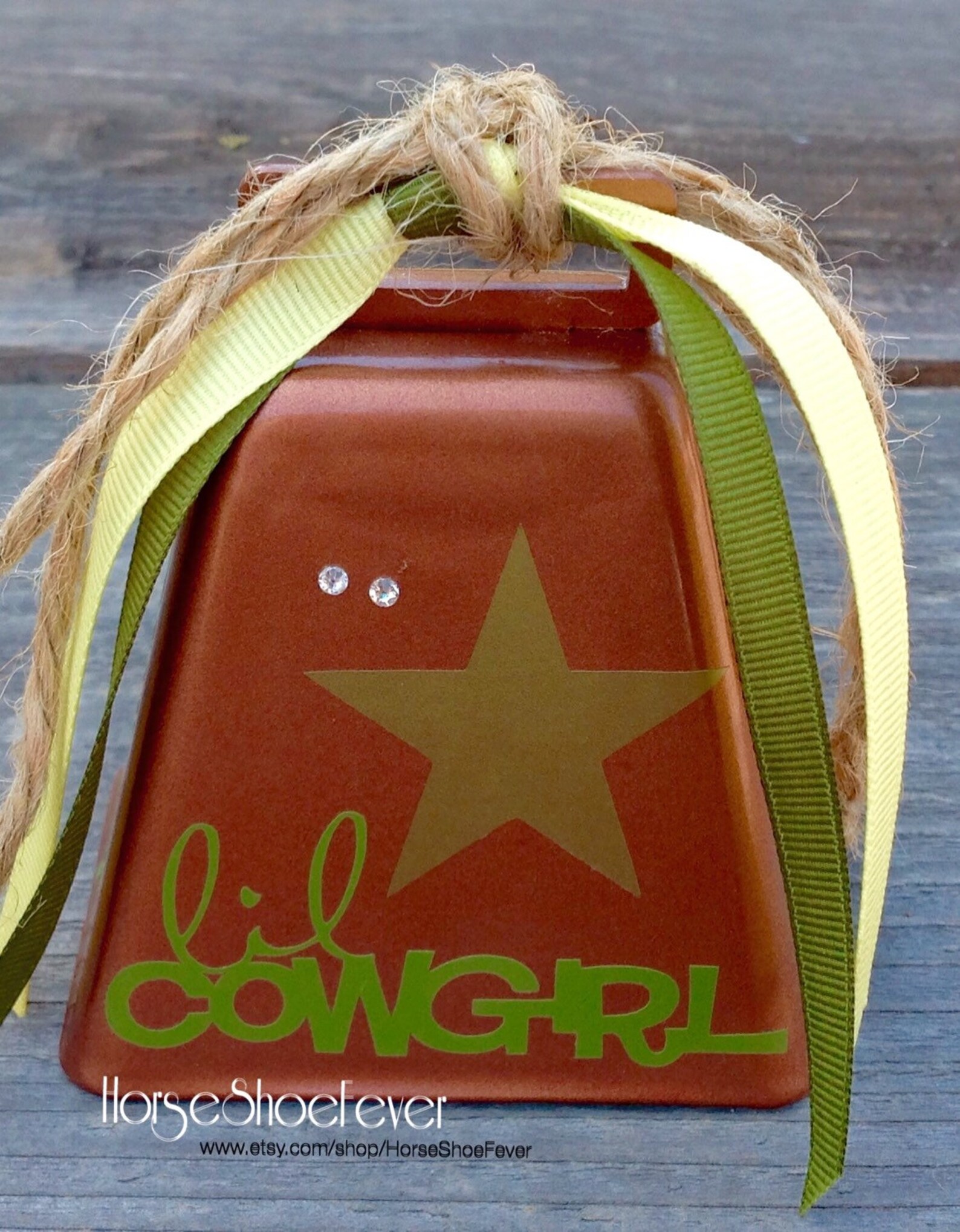 Cowgirl Cowbell. Country Home Decor. Rustic Modern. Baby - Etsy