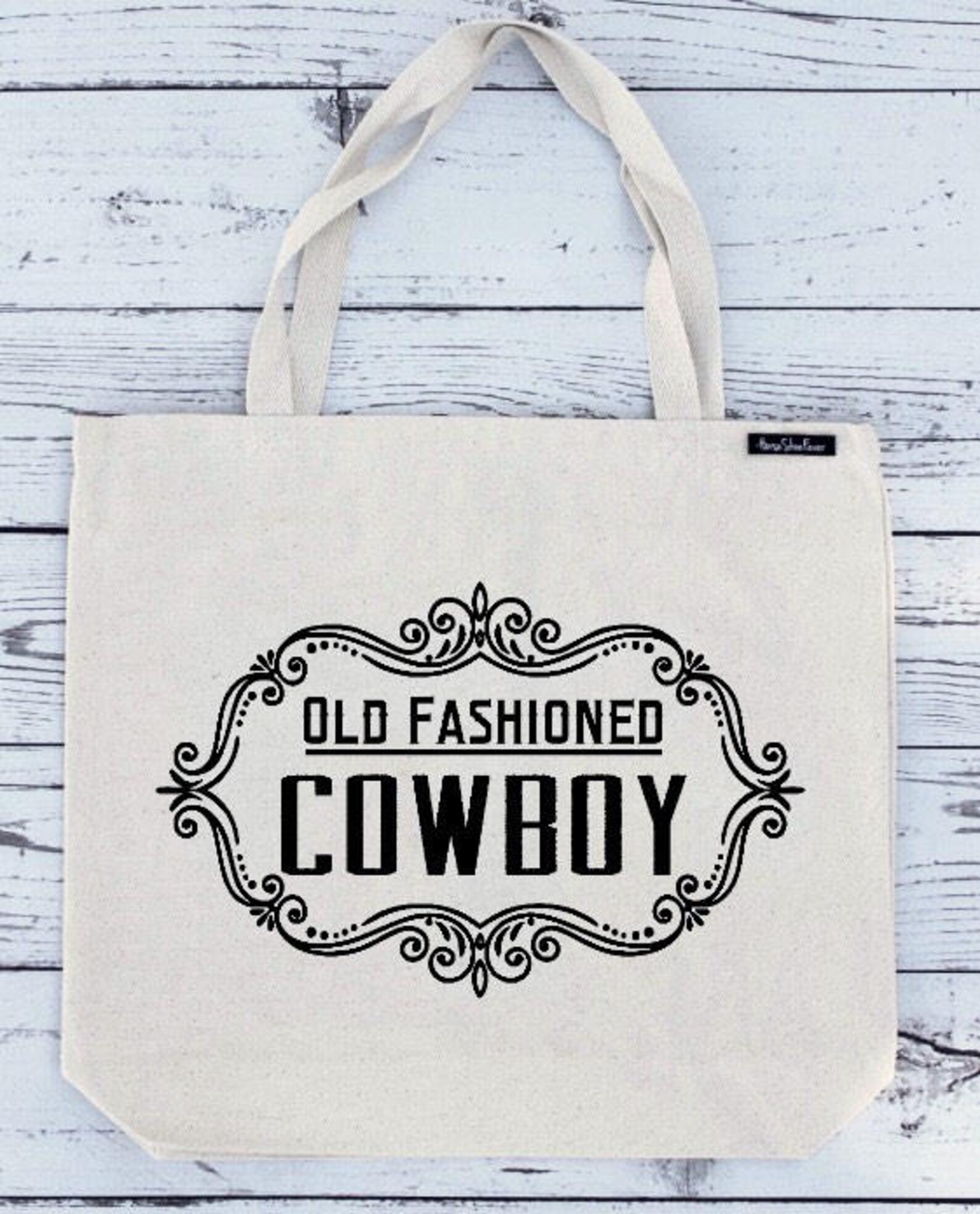 Cowboy Canvas Tote Bag Western Tote Country Tote Gift - Etsy