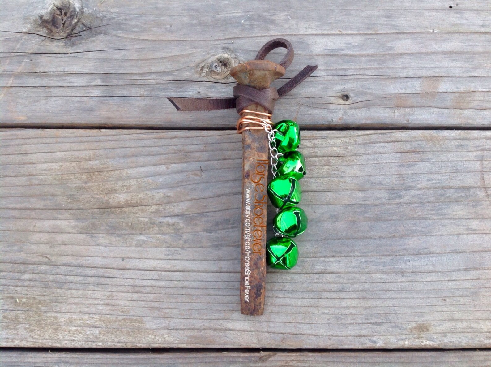 Jingle Bell Railroad Spike Decor. Christmas Decorations. - Etsy