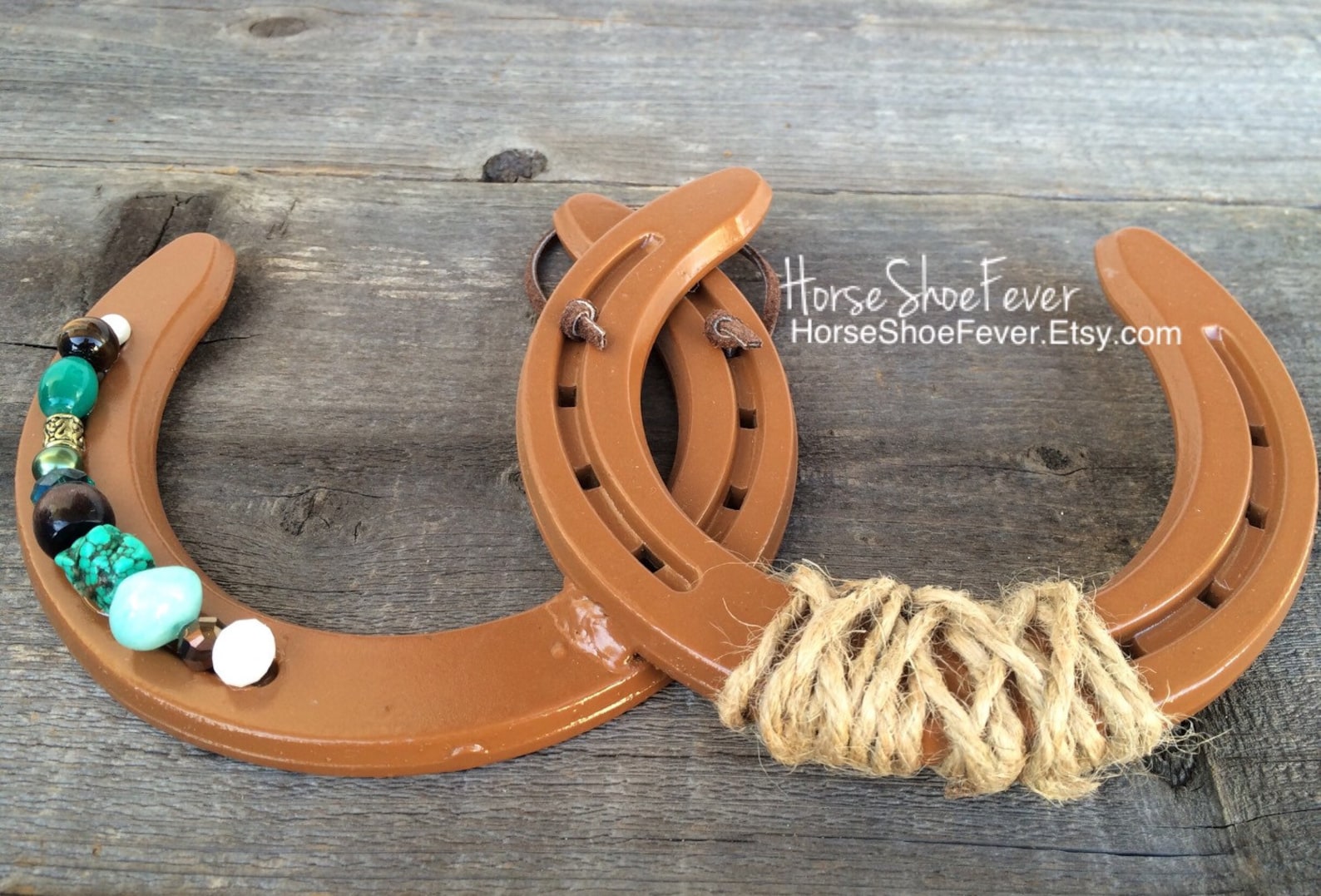 Rustic Home Decor, Horseshoe Decor, Double Welded Horseshoe, Unique ...