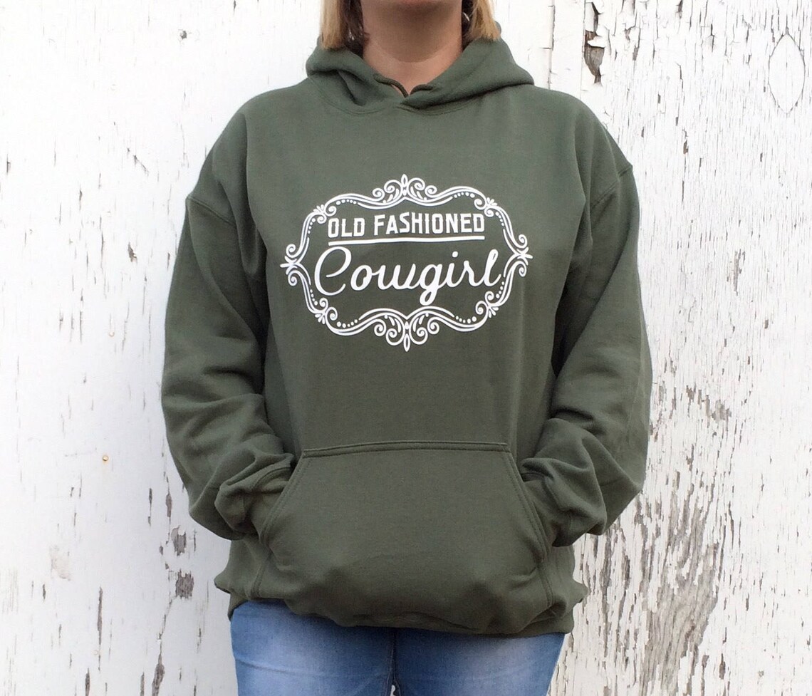 Cowgirl Hoodie, Women's, Western Sweatshirt, Cowgirl Hoodie, Rodeo ...