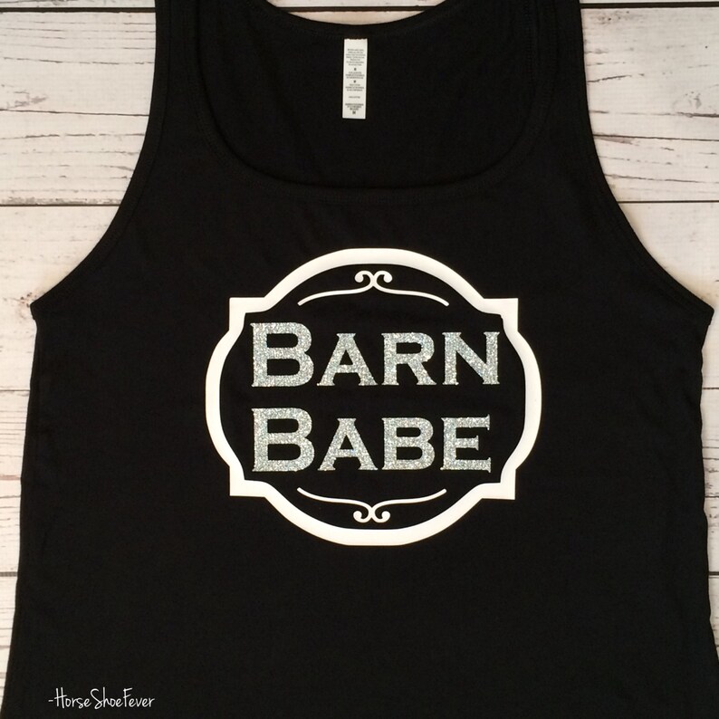 Barn Babe Cowgirl Tank Top Western Country Farm Ranch - Etsy