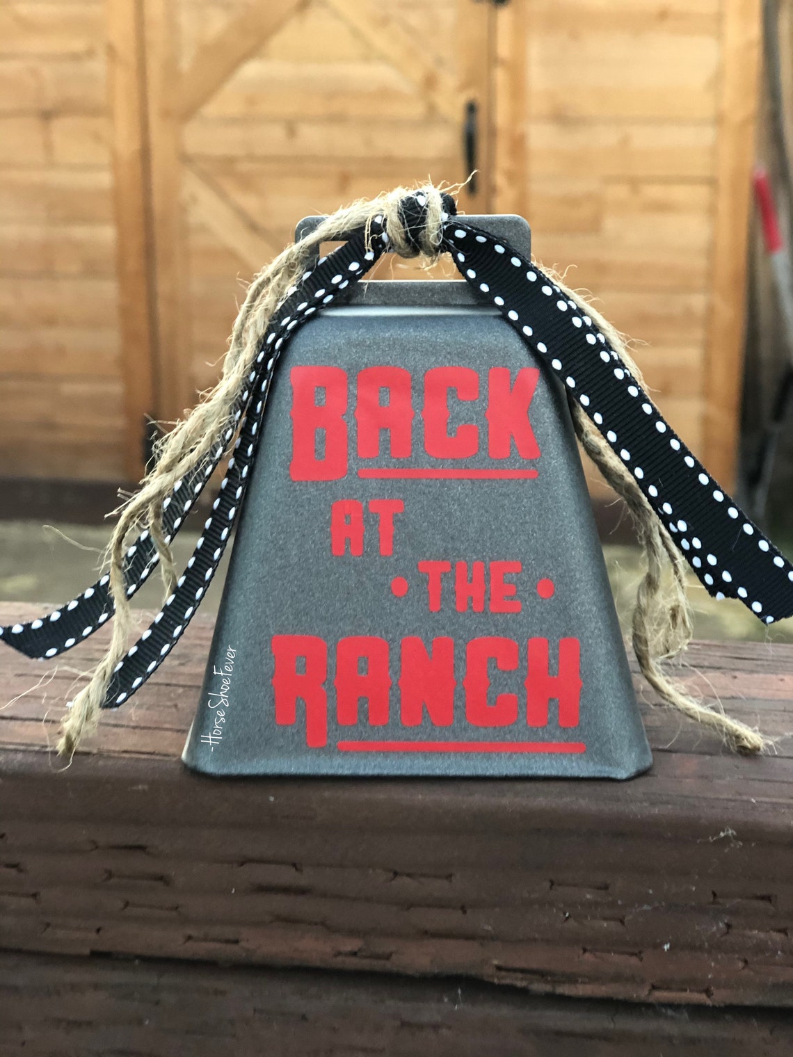 Back at the Ranch Cowbell Decor. Country Western Bell | Etsy