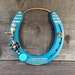 Blue Horseshoe Decor Equestrian Rustic Modern Beaded - Etsy