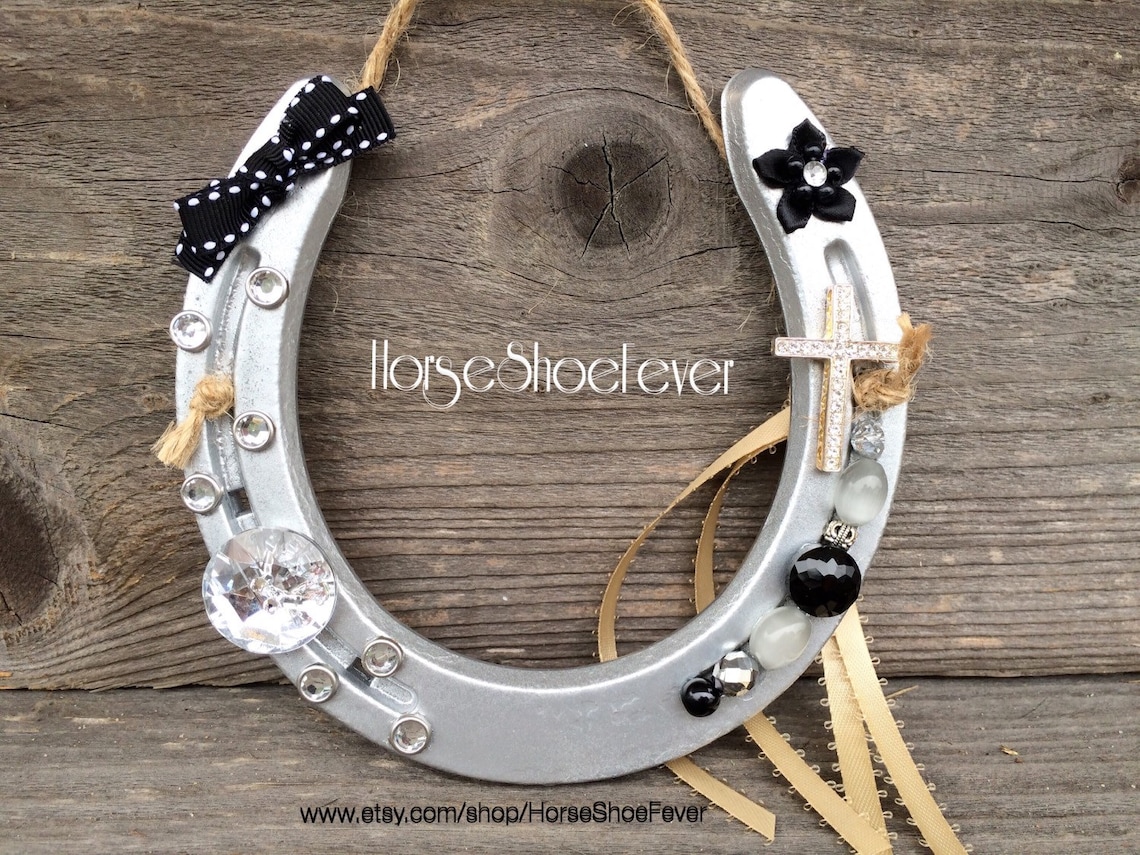 Horseshoe Decor Equine Horse Art Equestrian Farm Rustic - Etsy