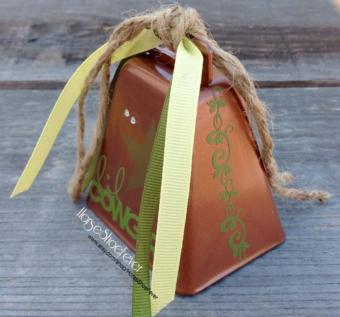 Cowgirl Cowbell. Country Home Decor. Rustic Modern. Baby - Etsy