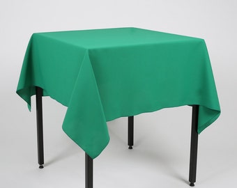 Sage Green Square Tablecloth Made From Polyester Fabric Not | Etsy UK