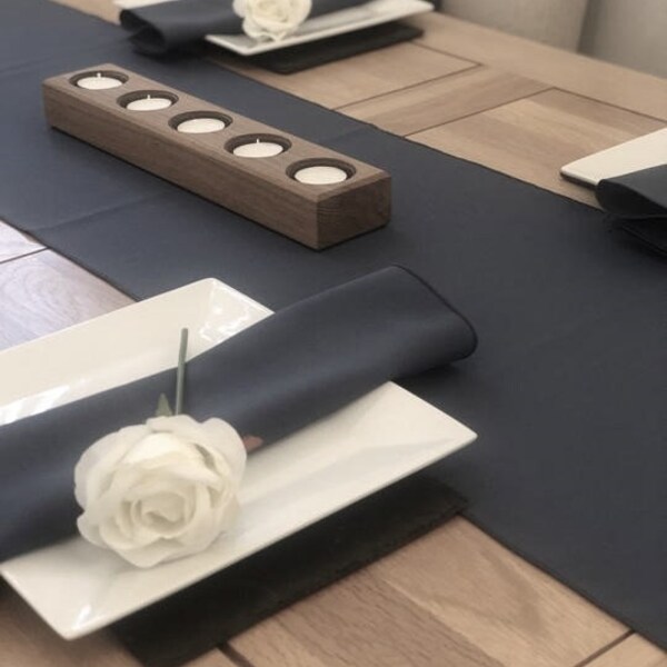Grey Table Runner - Etsy UK